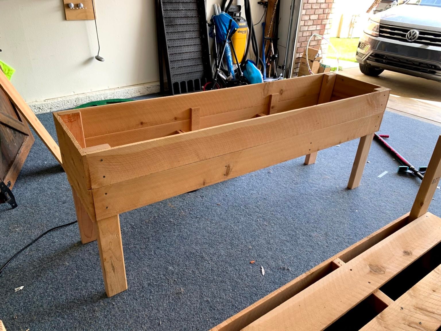 DIY Raised Planter Box - Carefully Clever